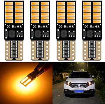 T10 24 led Amber Canbus park -Set – GadgetX Automotive Lighting