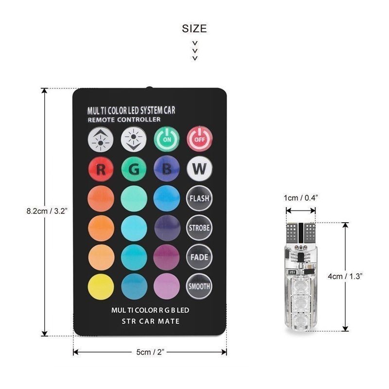 RGB led- Remote controlled- 10 sets WHOLESALE – GadgetX Autmotive Lighting